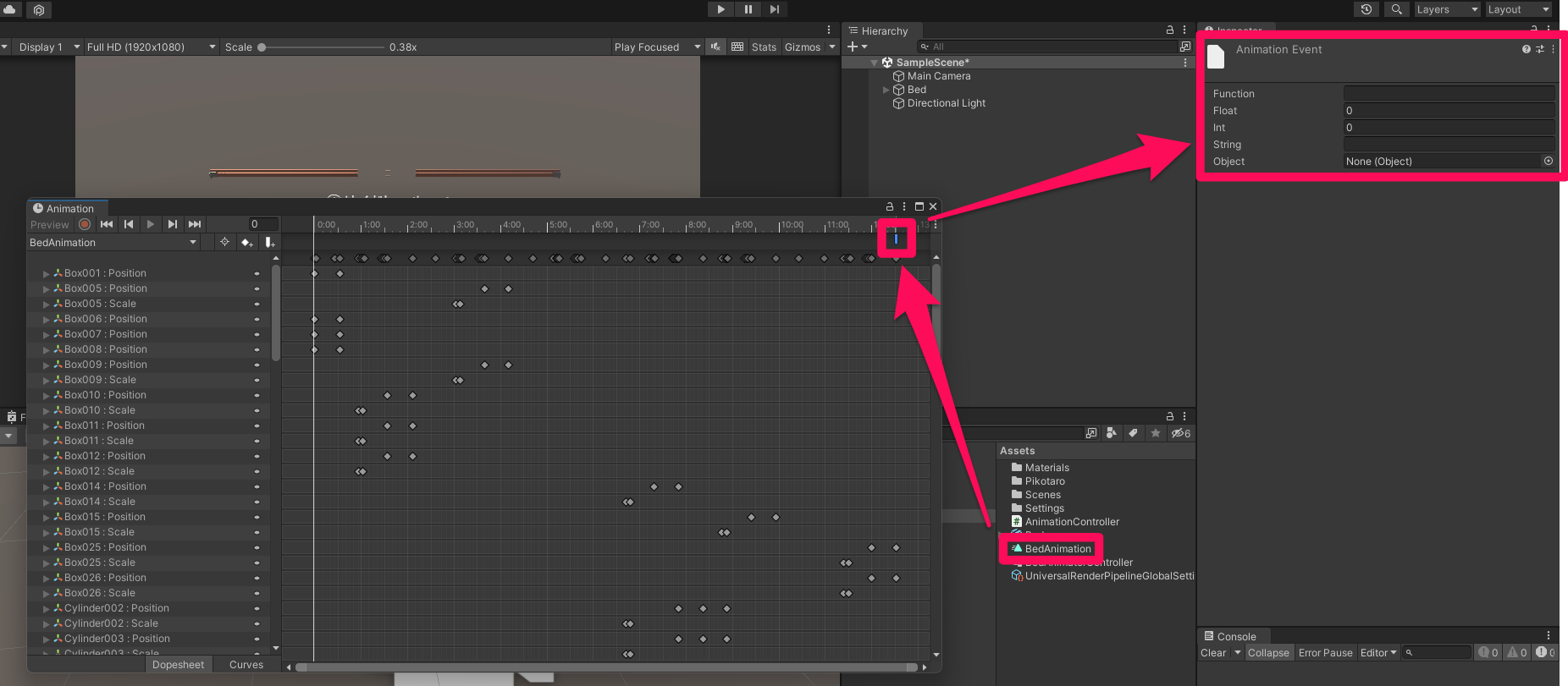 【Unity】アニメーション終了時に任意のメソッドを実行させる方法